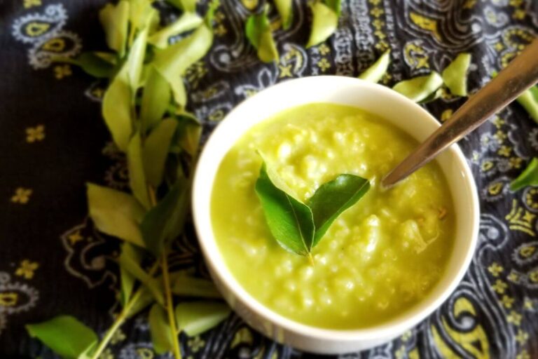 Sri Lankan Gotu Kola Kanda |Vegan + Gluten-Free Porridge Recipe | Berrychik
