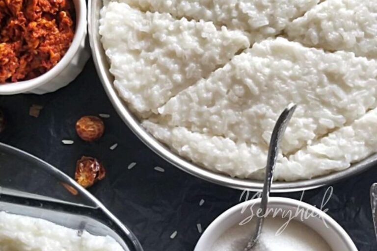 Sri Lankan Milk Rice (Kiribath) Recipe | Creamy Coconut Breakfast ...